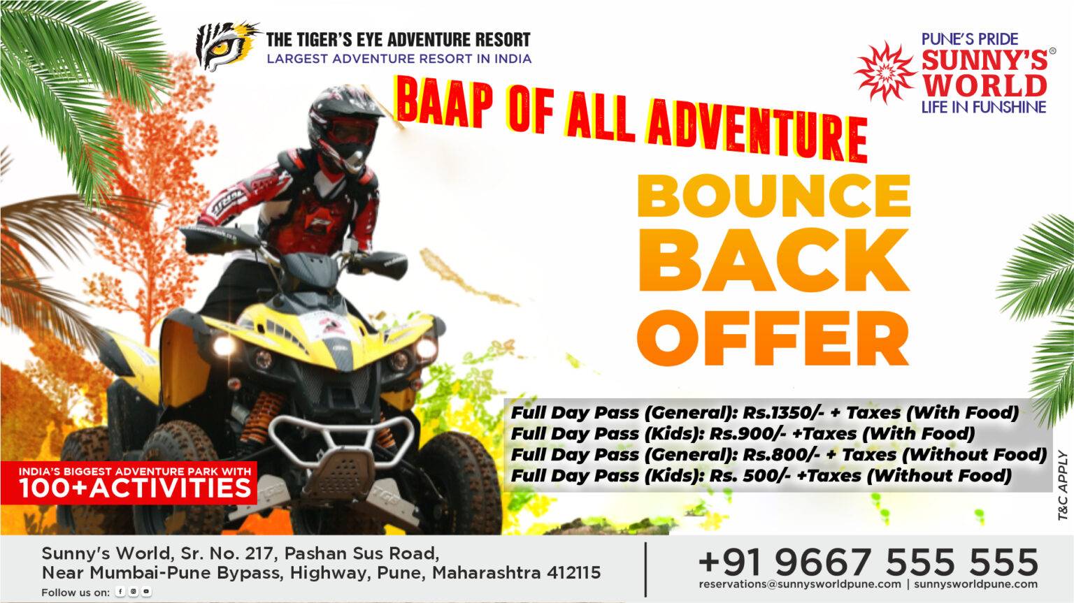 Adventure Park in pune - Sunnys World Pune