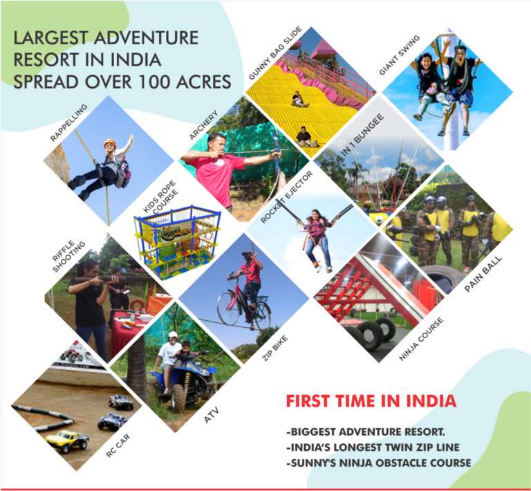 Best Adventure Park in Pune | 100+ Adventure Activities - Sunnys World