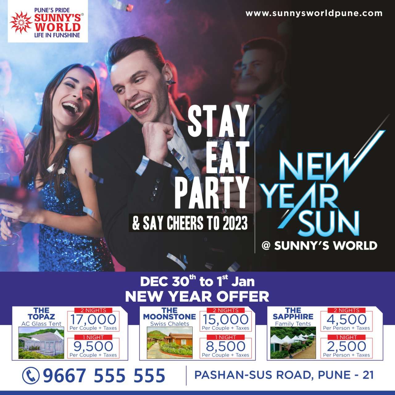 The New Year Sun @Sunny’s World Pune - Sunnys World Pune